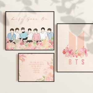BTS Poster Set Bangtan Boys Poster Bts Postcards BTS | Etsy