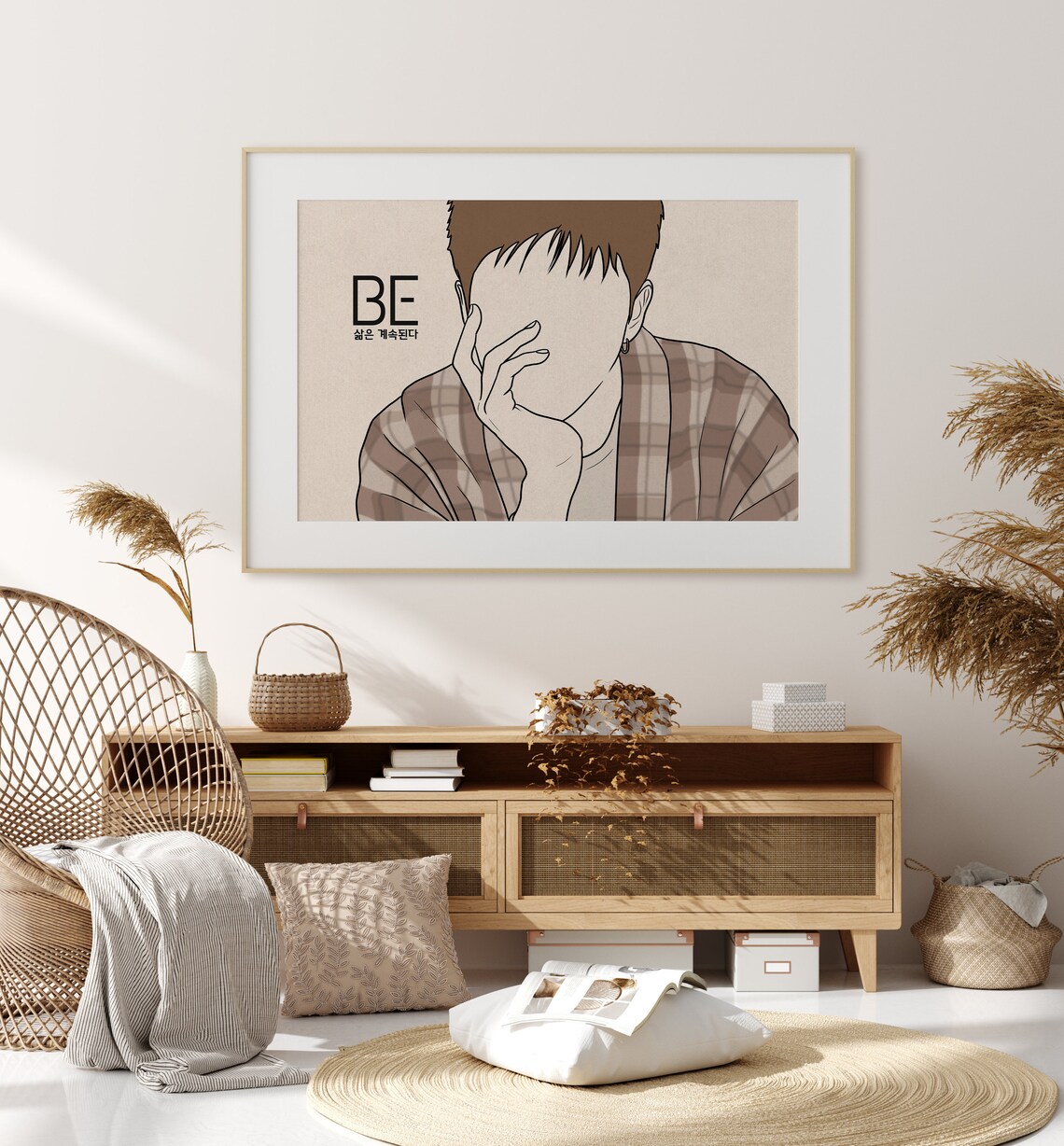 BTS RM Life Goes On Poster Kpop Wall Art BE Poster Bts | Etsy