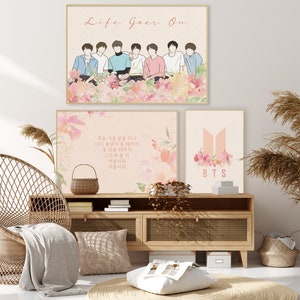 BTS Poster Set Bangtan Boys Poster Bts Postcards BTS | Etsy