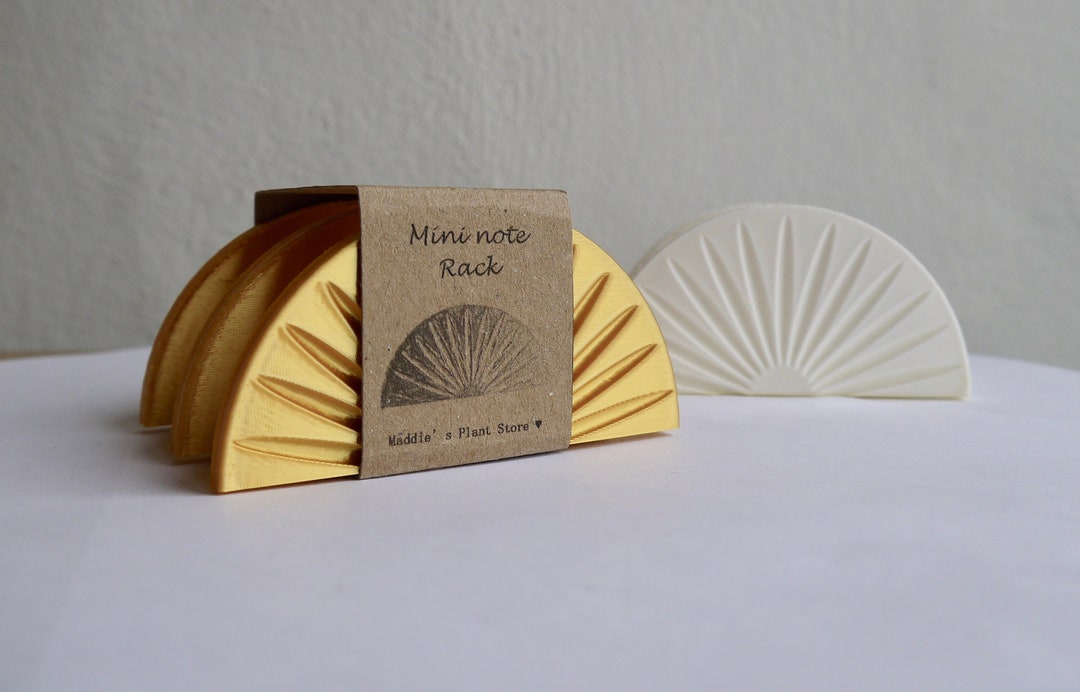 ANY COLOUR Mini Note Holder - Minimalist - Plant Based - 3D Printed ...