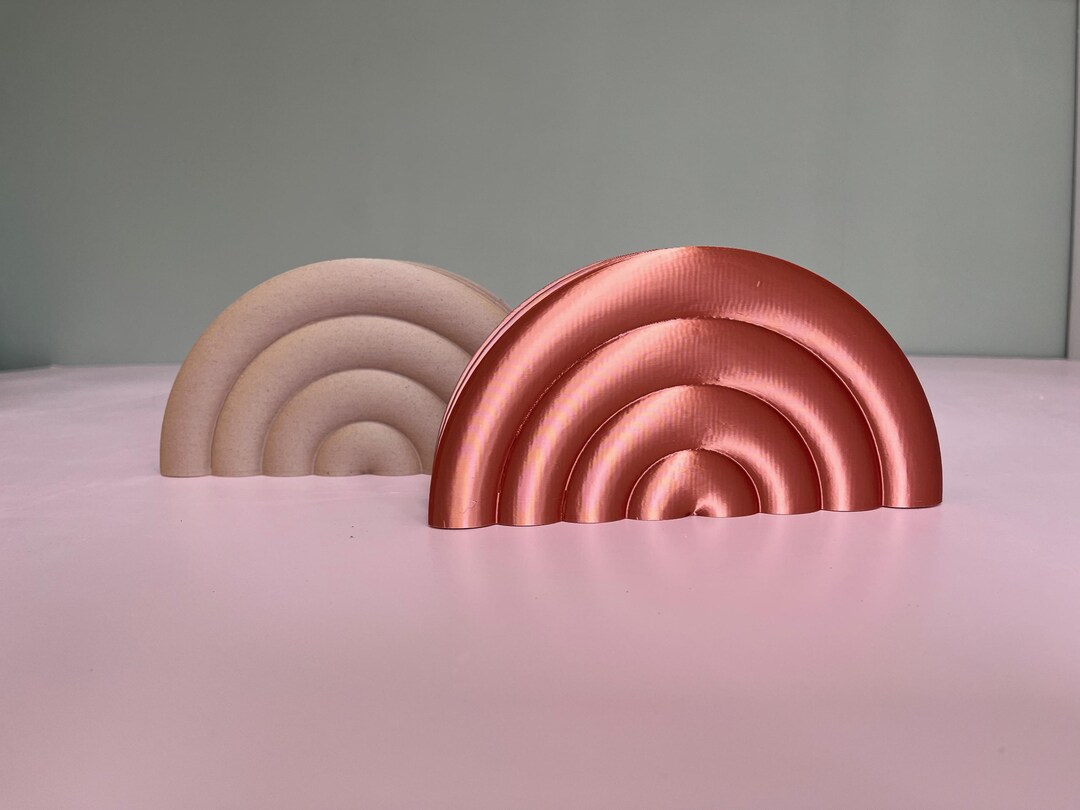 Rainbow Letter Rack - Minimalist - Plant Based - 3D Printed - Homeware ...