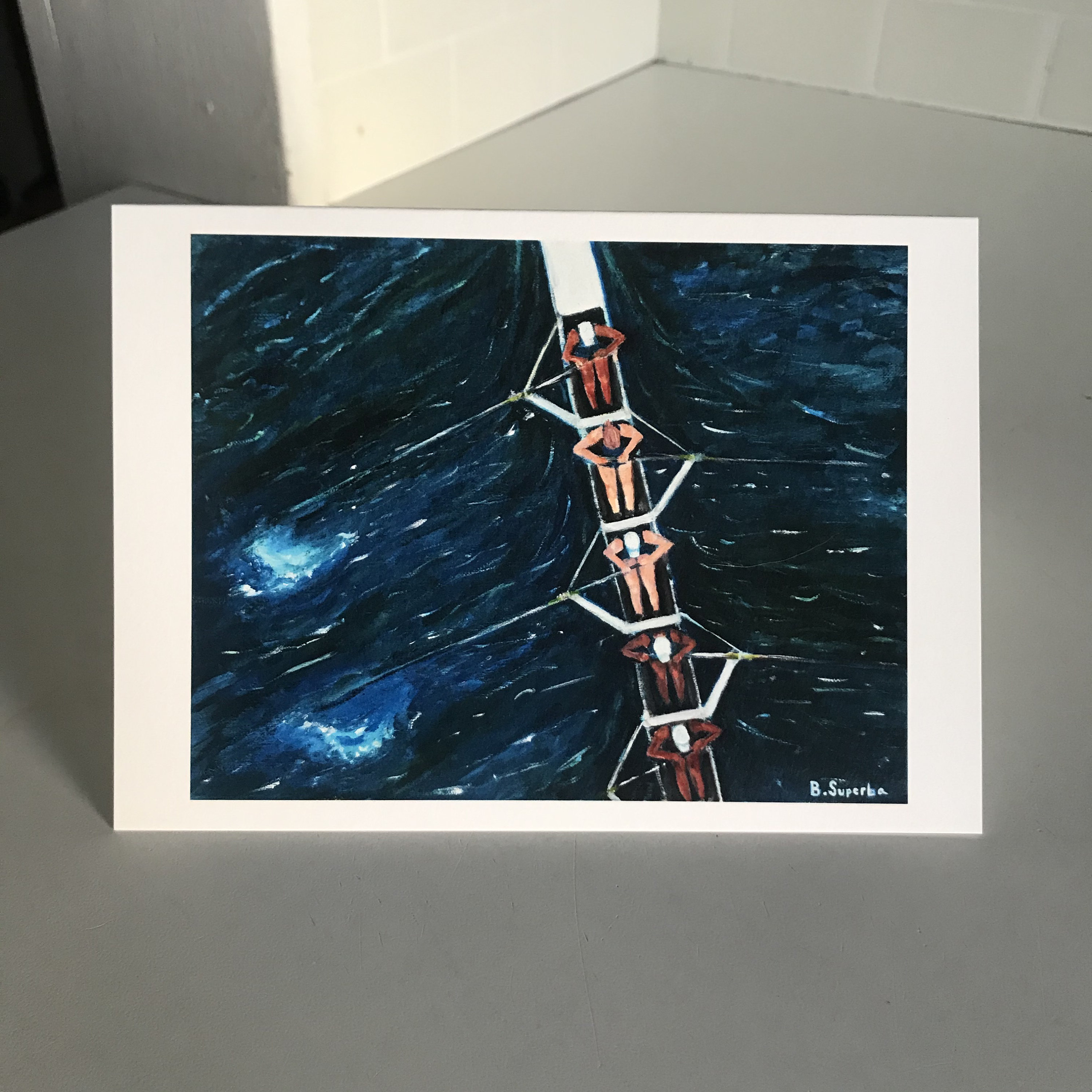 Rowing Greeting Cards – Set of 4 (5x7) | Blank Inside | Rower Gift - Etsy