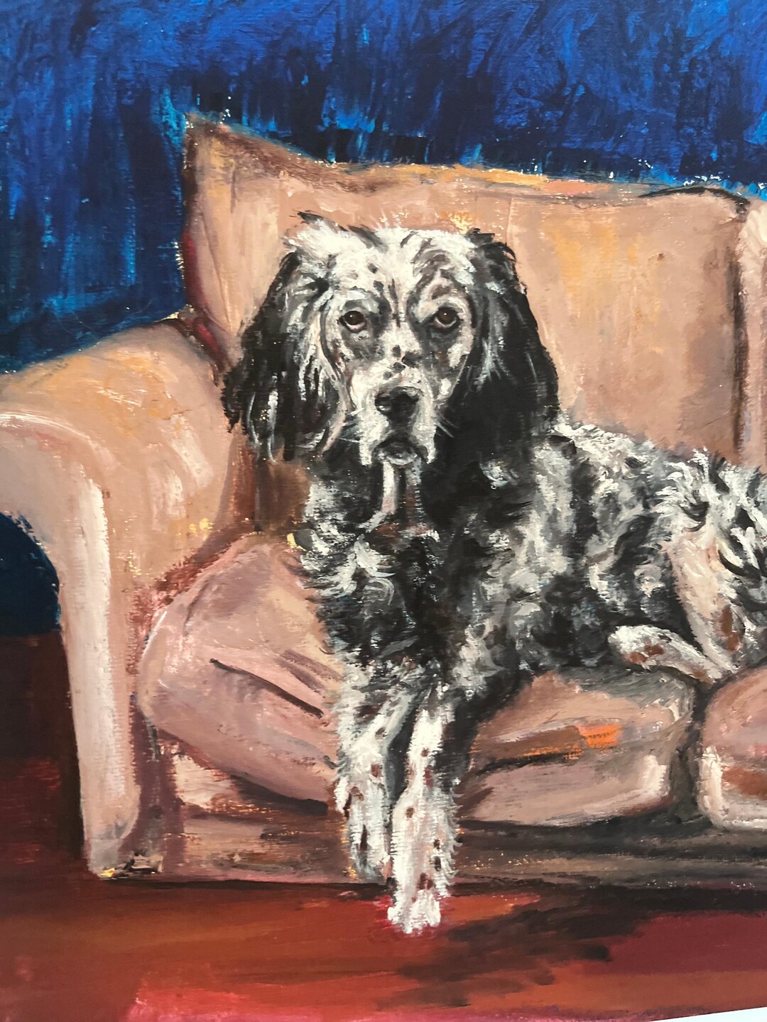 English Setter Print: Limited Edition Dog Portrait, Archival Paper - Etsy