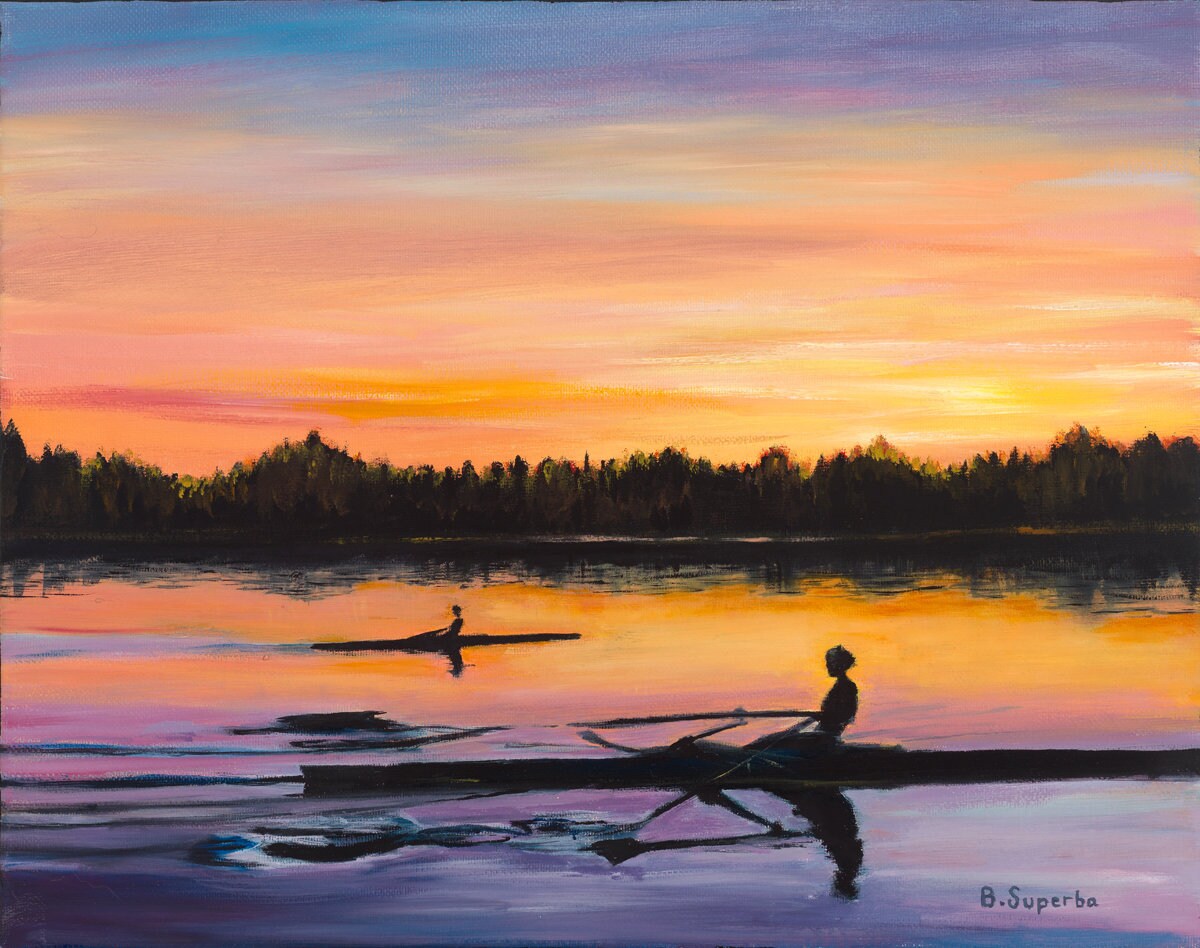 Rowing Greeting Cards – Set of 4 (5x7) | Blank Inside | Rower Gift - Etsy