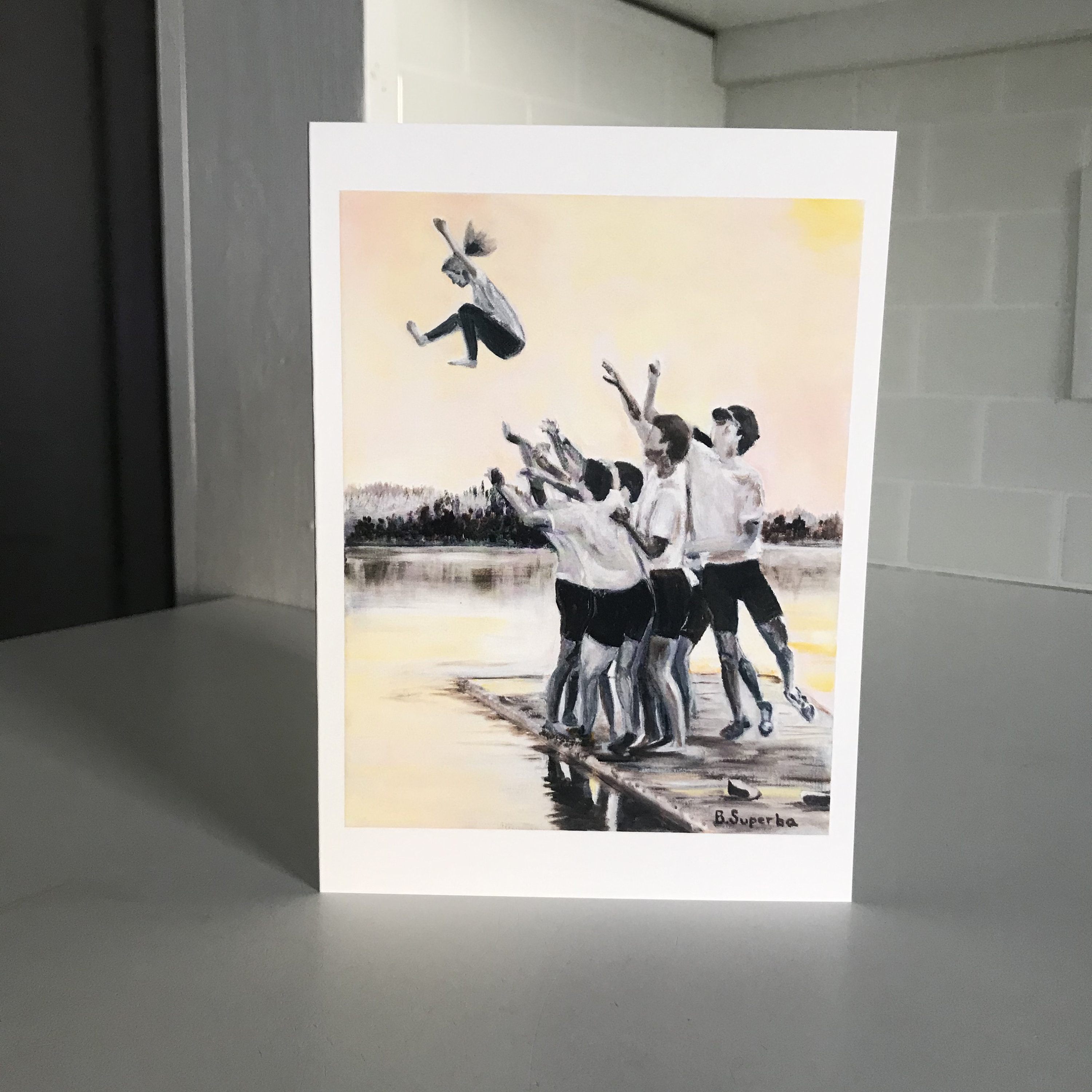 Rowing Greeting Cards – Set of 4 (5x7) | Blank Inside | Rower Gift - Etsy