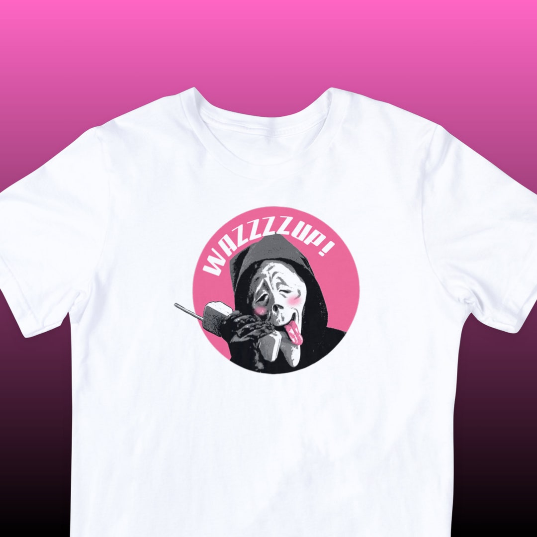 Wazzup Tee, Ghostface Scream Scary Movie - Etsy