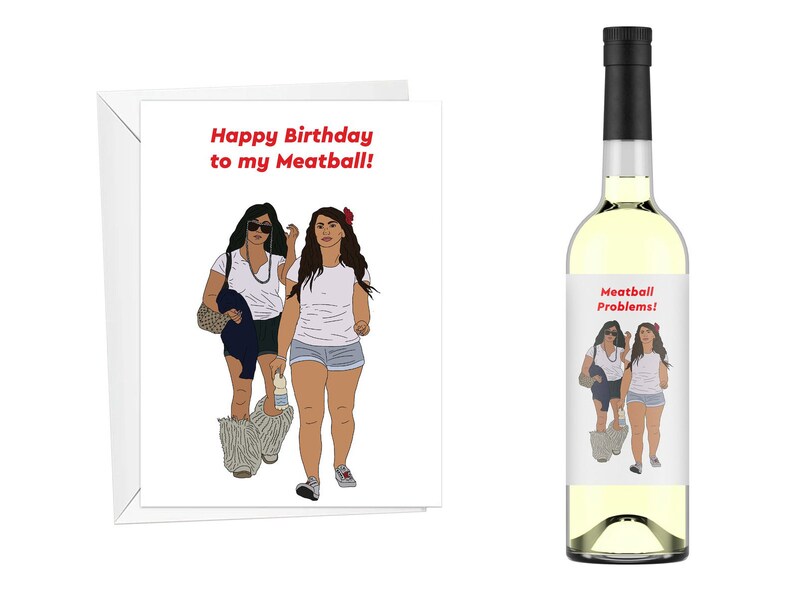 Jersey Shore Meatball Birthday Greeting Card - Etsy