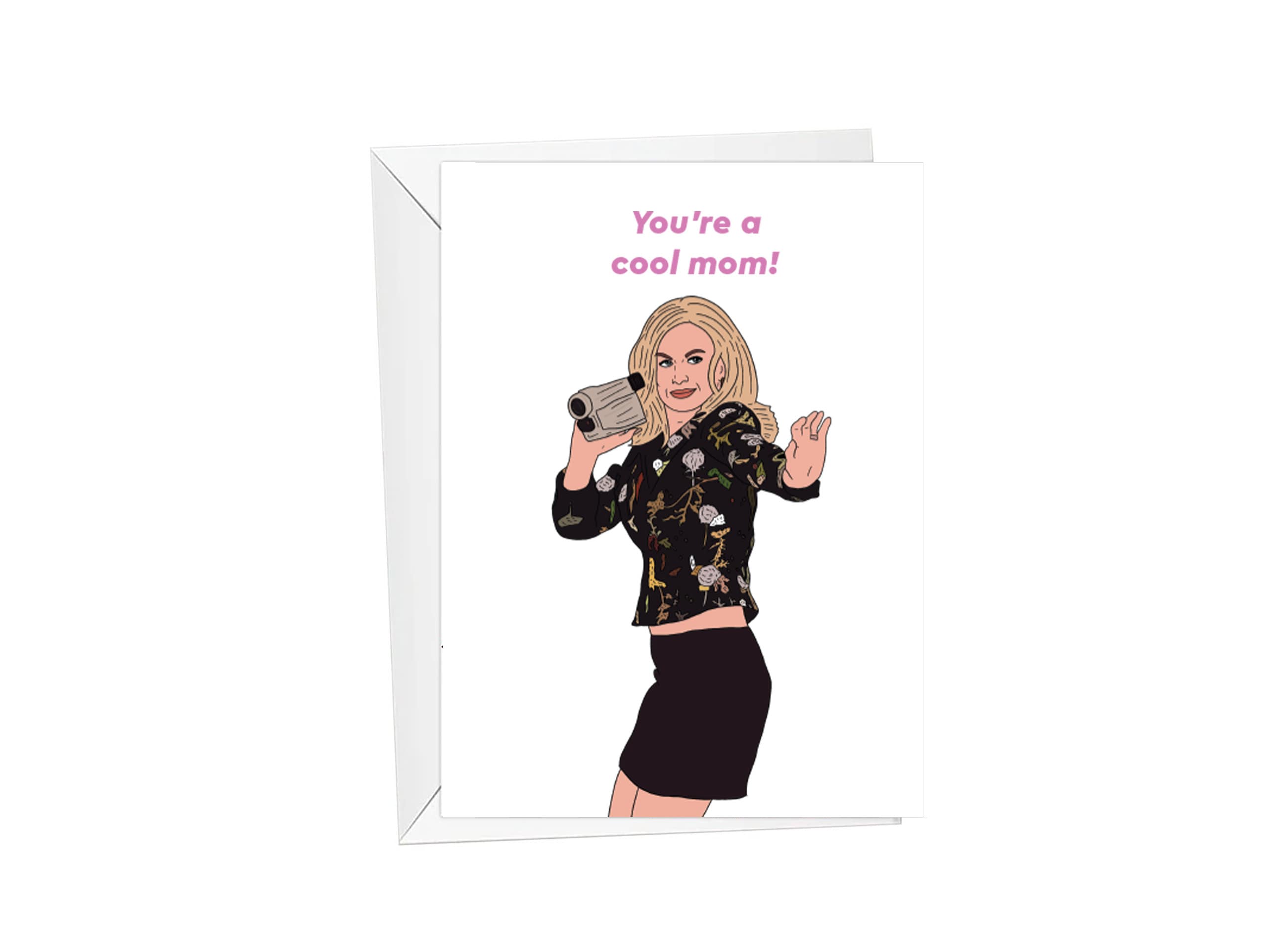 Mean Girls Cool Mom Greeting Card Etsy