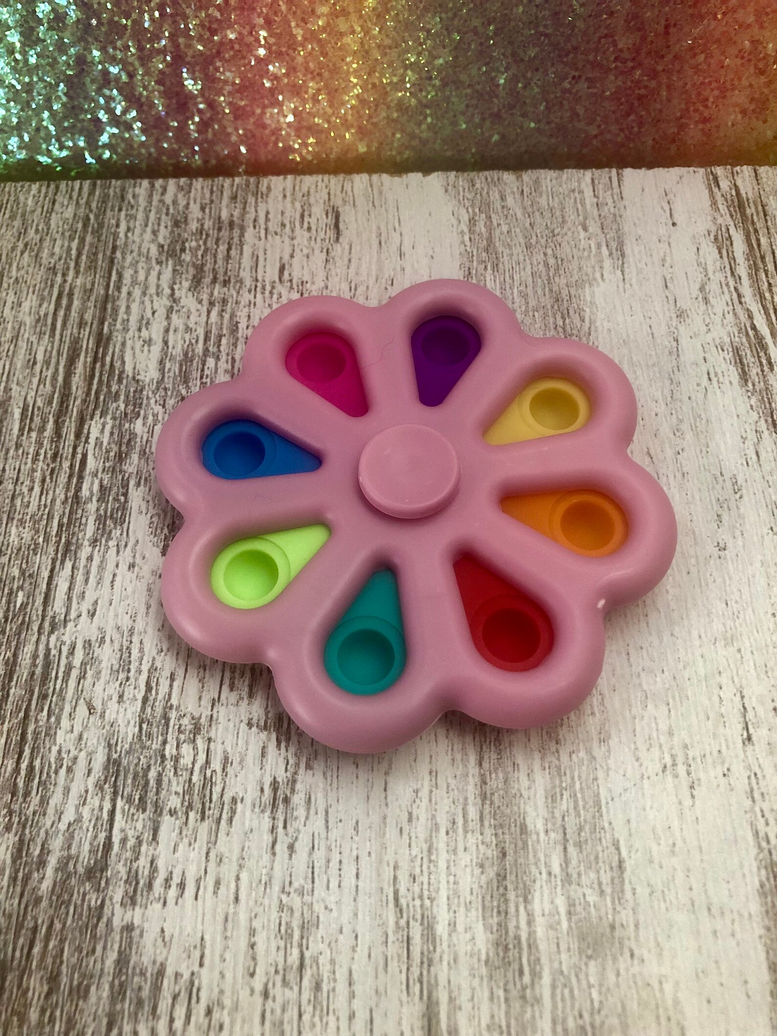 Fidget pop it fidget rainbow spinner. Trendy item. Fidget | Etsy