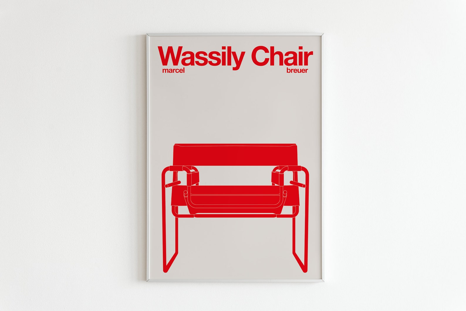 Wassily Chair Poster | Marcel Breuer - Etsy