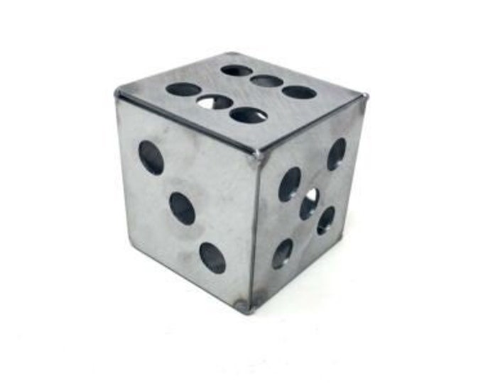 Dice Cube Die Art Raw Steel Metal Practice Learn Do It Yourself Weld ...