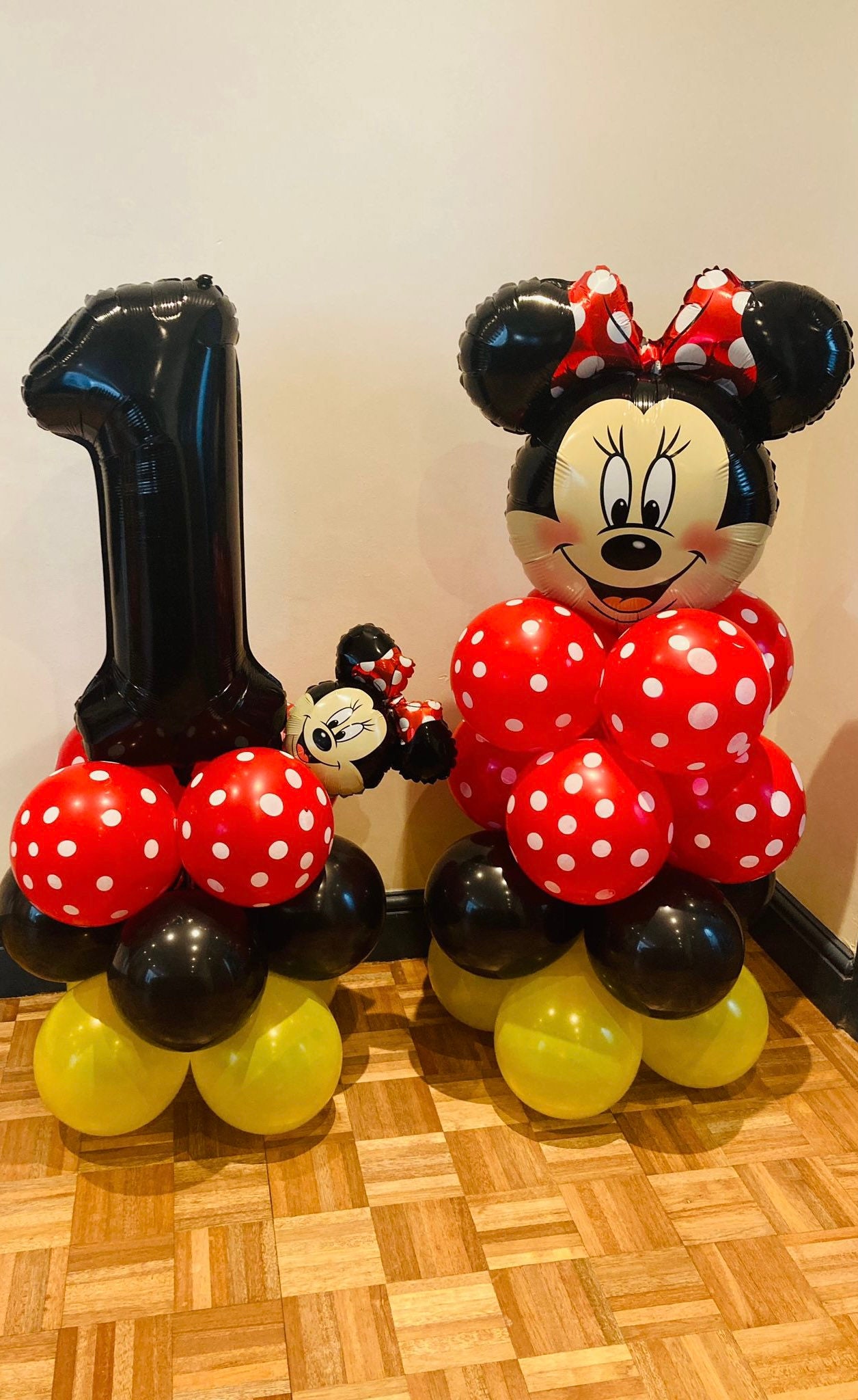 Mickey & Minnie Mouse Number Balloons - Etsy UK