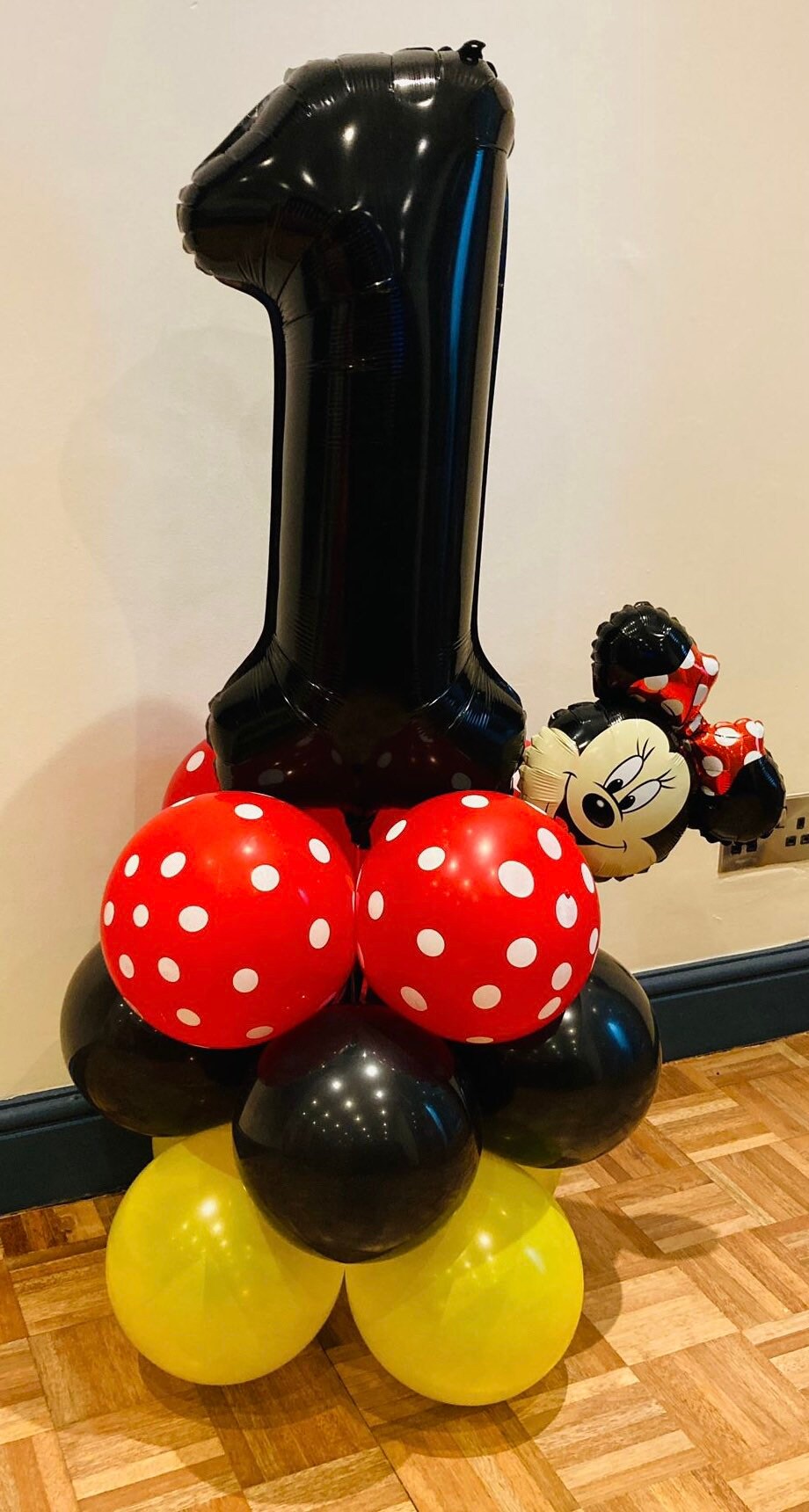 Mickey & Minnie Mouse Number Balloons | Etsy UK