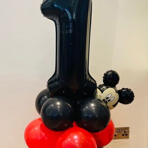 Mickey & Minnie Mouse Number Balloons | Etsy UK