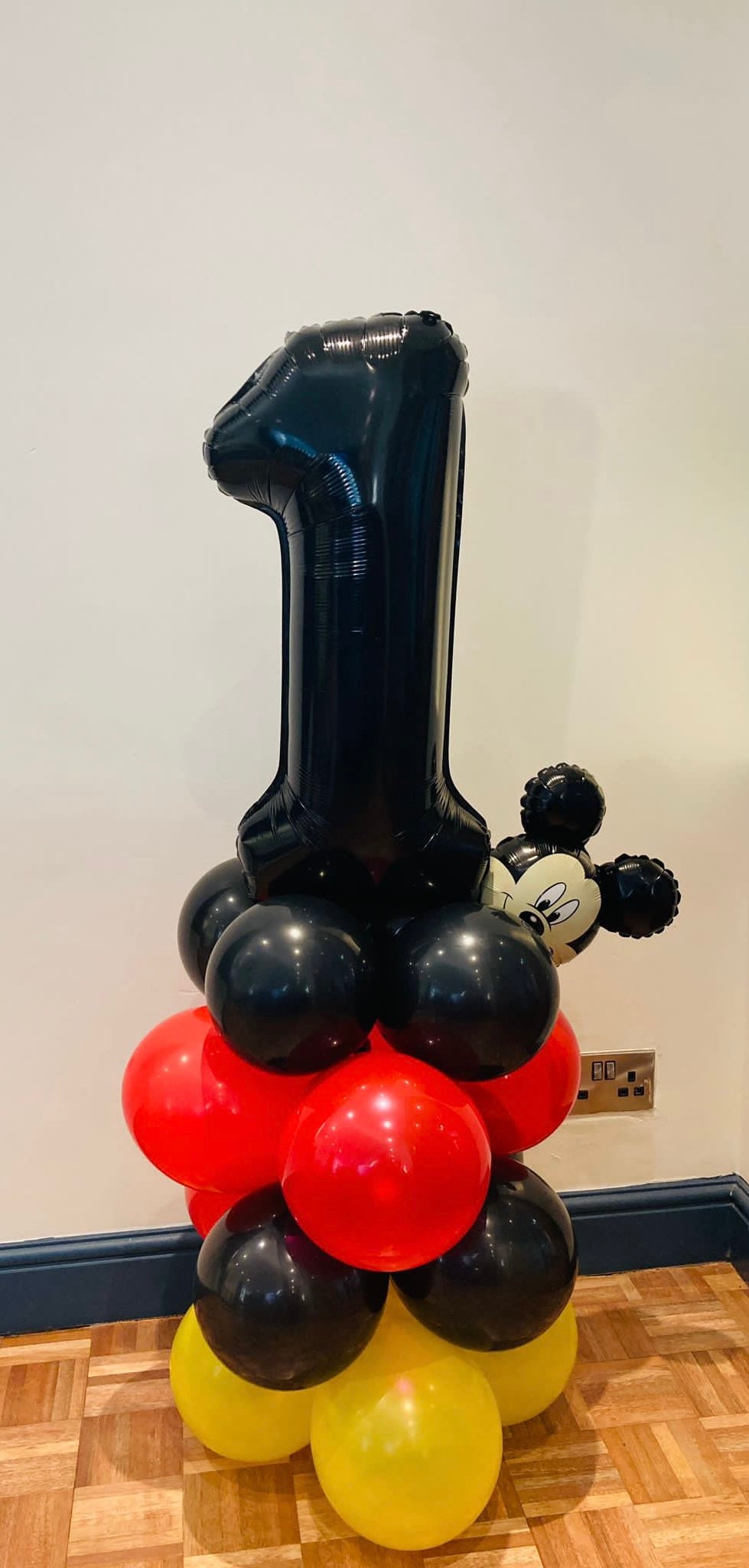 Mickey & Minnie Mouse Number Balloons | Etsy UK