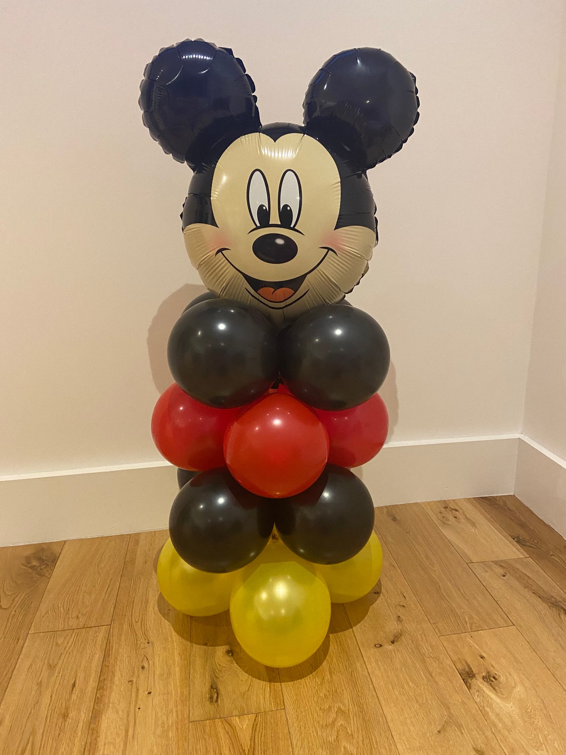 Mickey Mouse & Minnie Mouse Balloon Column - Etsy UK