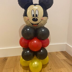 Mickey Mouse & Minnie Mouse Balloon Column - Etsy UK