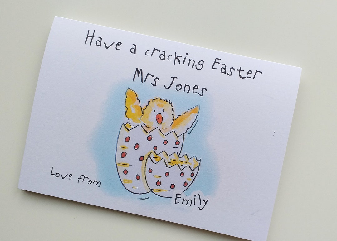 Have a Cracking Easter Personalised Easter Card Easter for - Etsy New ...