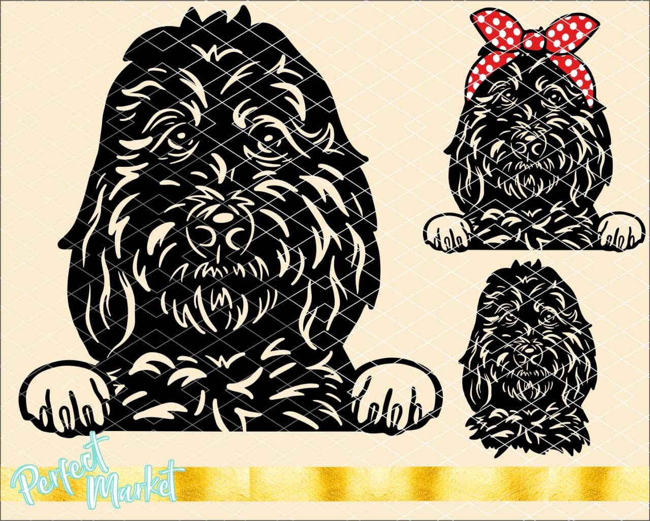 Labradoodle Cut Fileslabradoodle Svgdog Svg Cricut Cute - Etsy