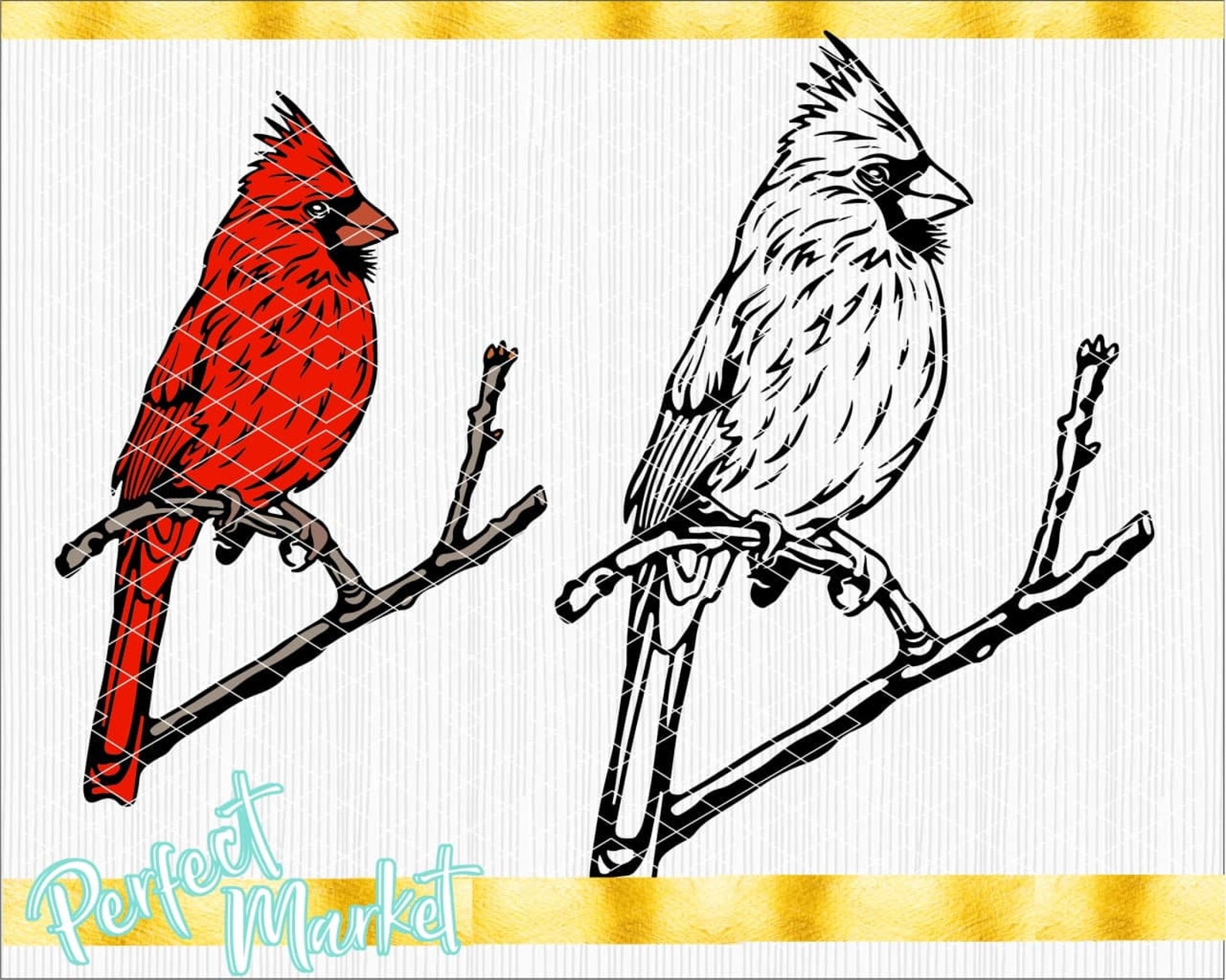 Cardinal Svg, Cardinal Bird Svg,bird Svg, Cardinal Layered Svg ...