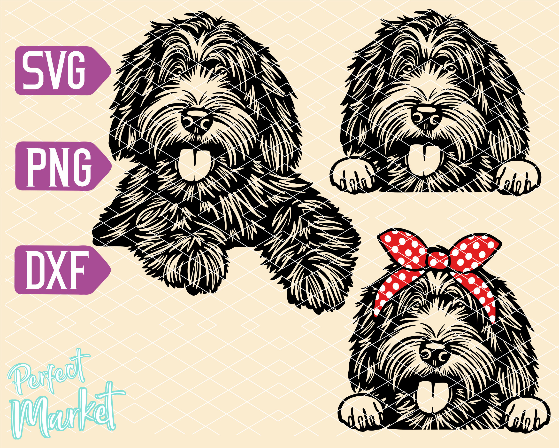 Cockapoo Dog SVG Cricutcute Puppy Clipartcockapoo Dog - Etsy