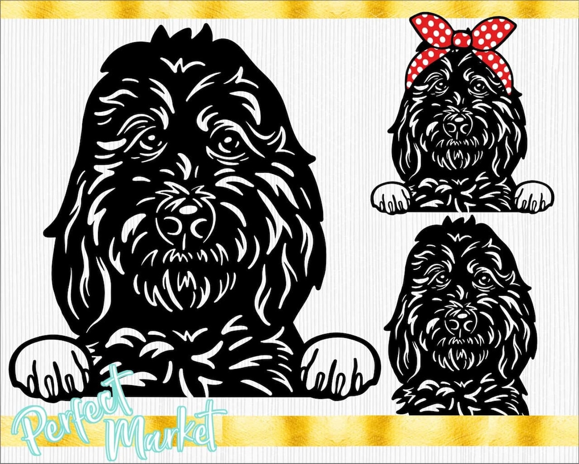 Labradoodle Cut Fileslabradoodle Svgdog Svg Cricut Cute | Etsy