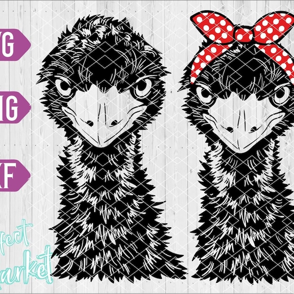 Emu Art - Etsy