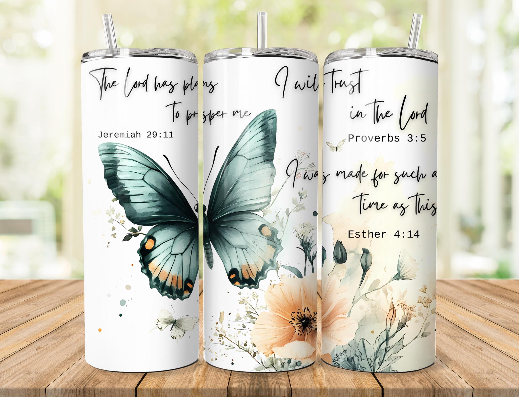 9 Bundle Bible Verse Tumbler Wrap, Positive Saying 20 Oz Skinny ...