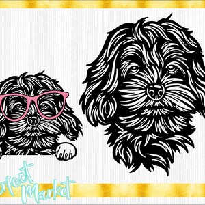 Cockapoo Dog SVG Cricut,cute Puppy Clipart,cockapoo Dog Clipart ...