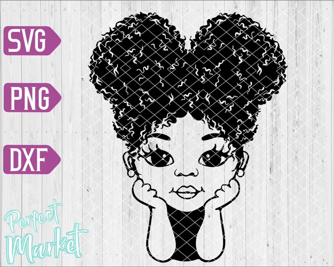 Afro Woman Svg Afro Girl Svgafro Lady Svg Digital Design - Etsy
