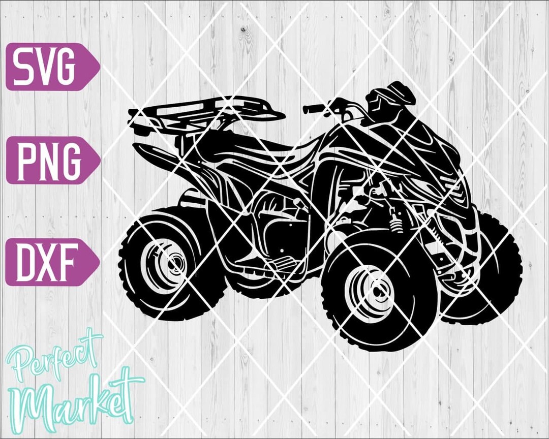 Atv Clipart,atv Svg Files,atv Illustration, Atv Png,outdoor Ride Svg ...