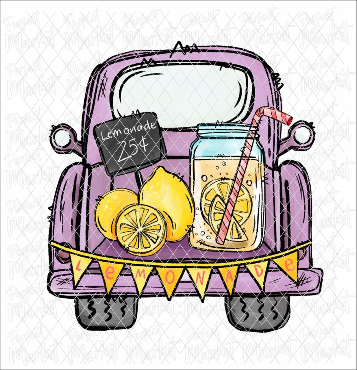 Lemonade Stand Digital Design Download,digital Summer Png, Sublimation ...