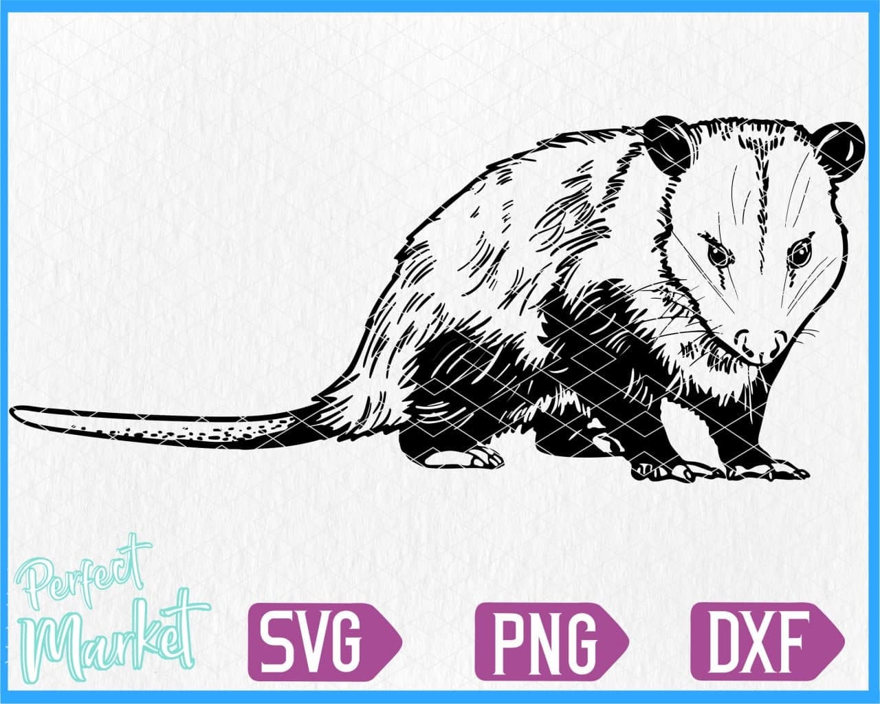 Opossum Svgopossum Clipartopossum Downloadopossum Svg - Etsy