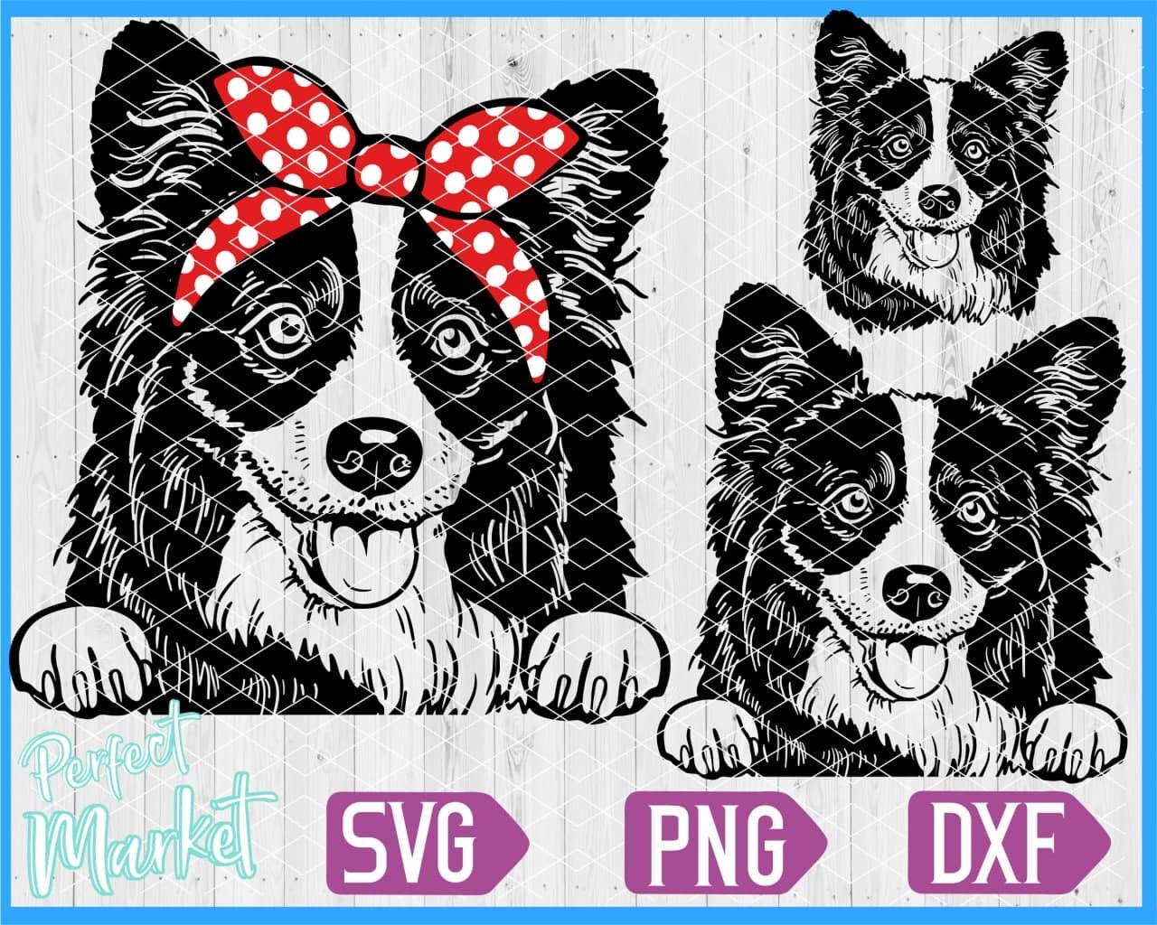 Corgi Svg Dog Svg Files for Cricut Corgi Dxf Filescorgi | Etsy