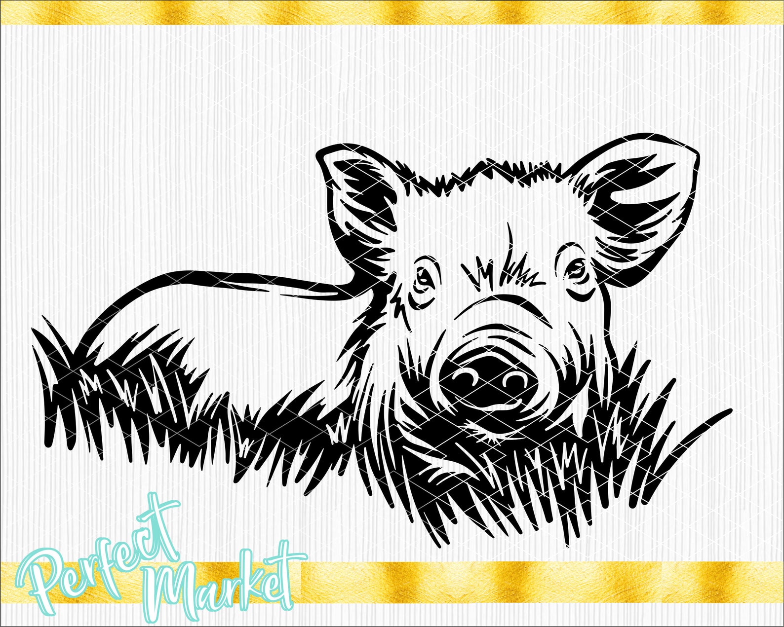 Pig Funny Face Svg Pig Svg Files for Cricut Pig Svg Files - Etsy