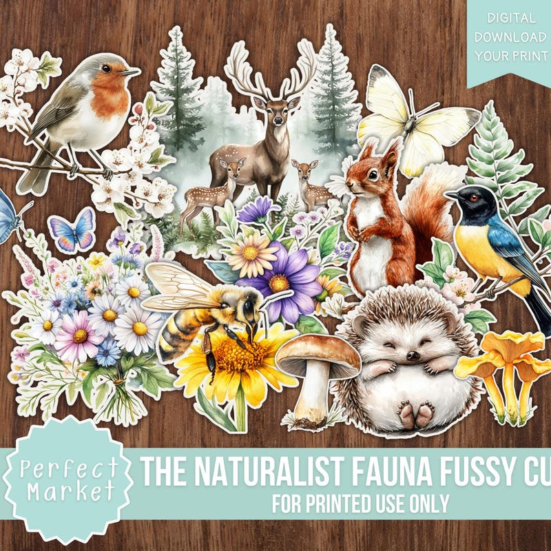 Nature Stickers - Etsy