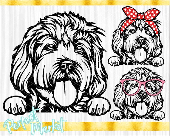 Cockapoo Dog SVG Cricutcute Puppy Clipartcockapoo Dog | Etsy