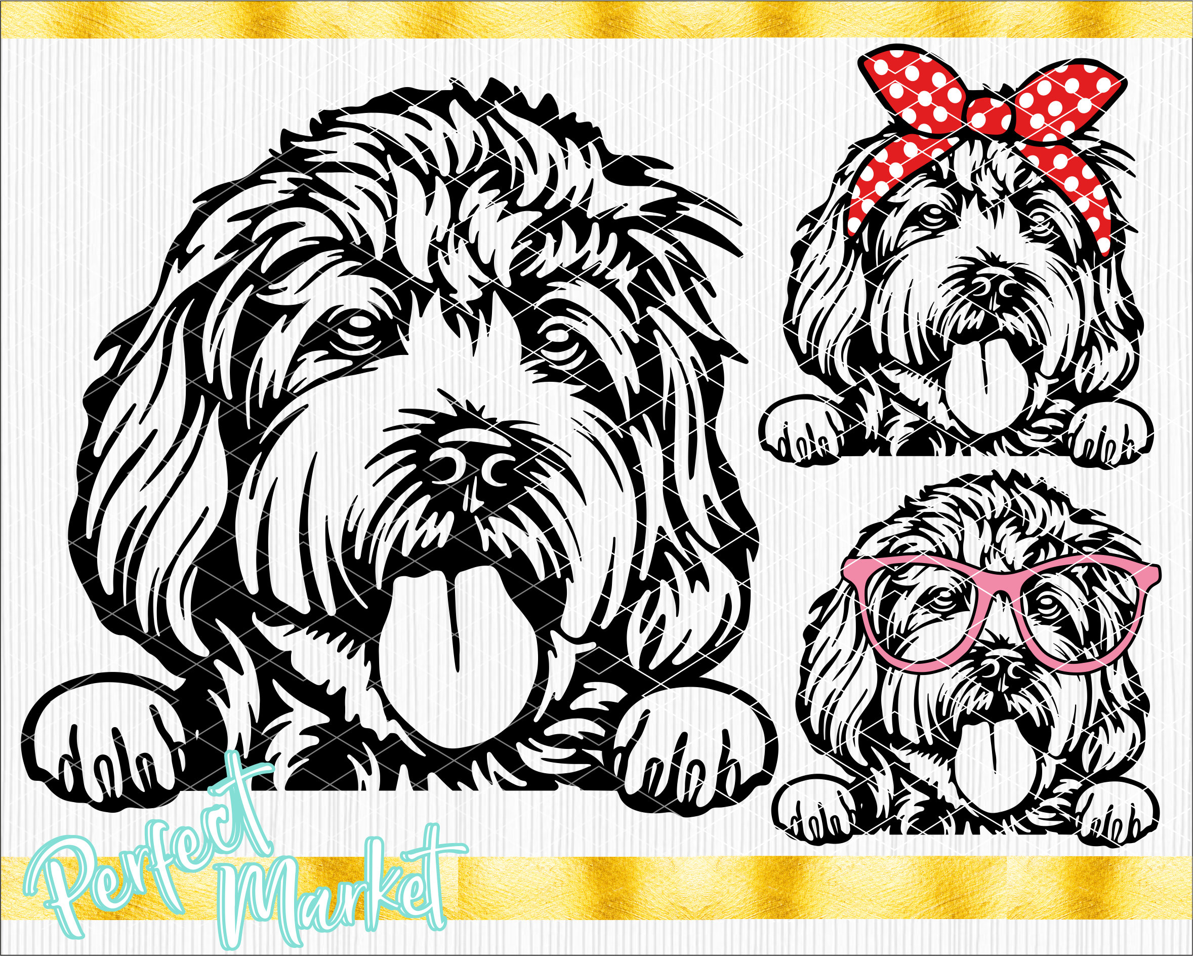 Cockapoo Dog SVG Cricutcute Puppy Clipartcockapoo Dog - Etsy UK