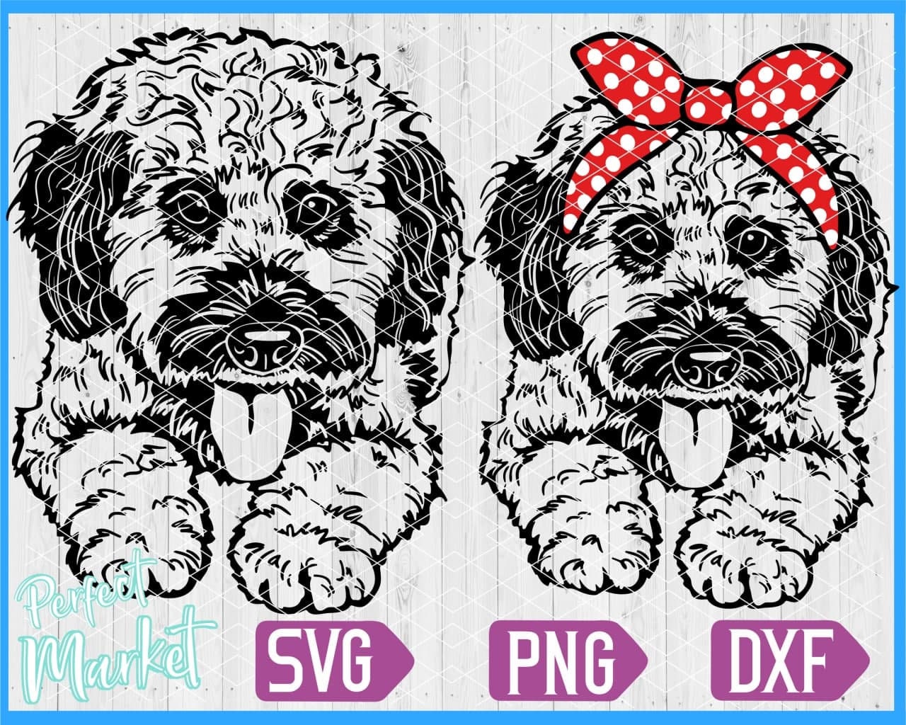 Cockapoo Dog SVG CricutCute Puppy ClipartCockapoo Dog | Etsy