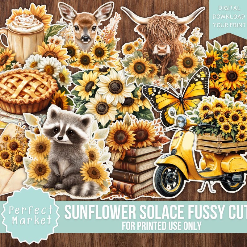 Autumn Printable Stickers - Etsy
