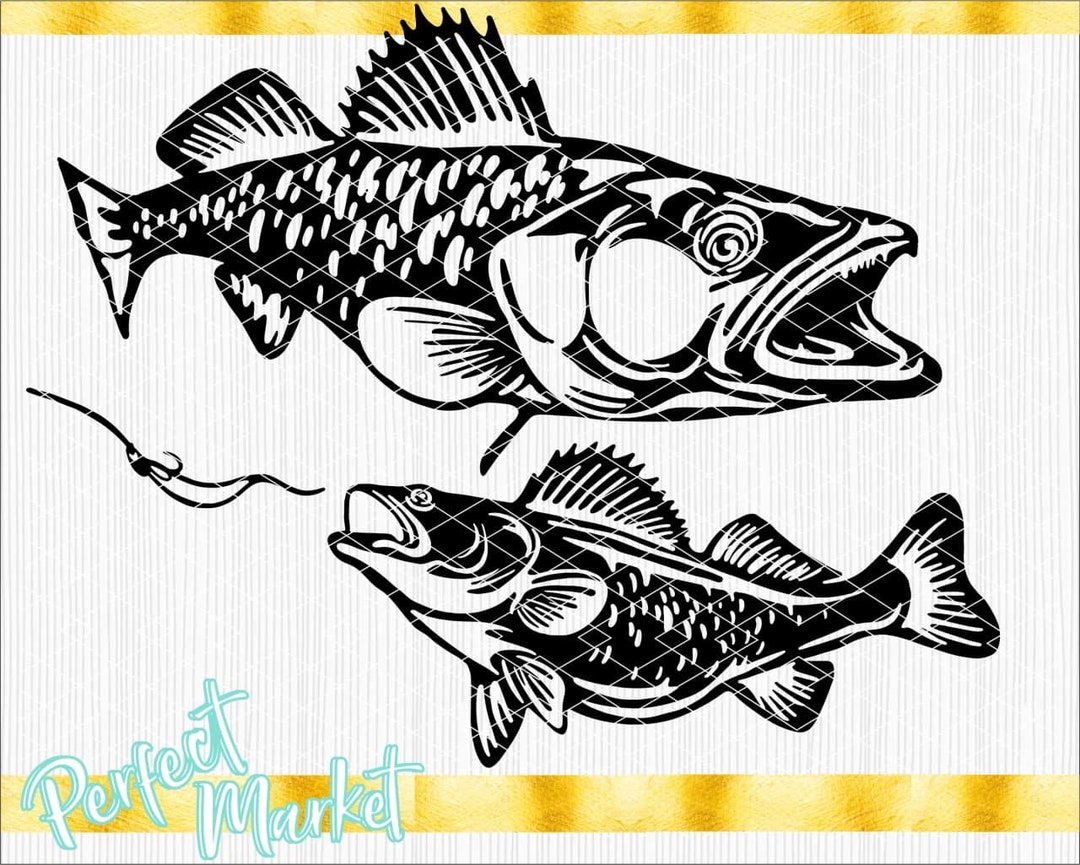 Walleye Fish Svg,walleye Fish Shirt,walleye Fish Png,walleye Fish Dxf ...