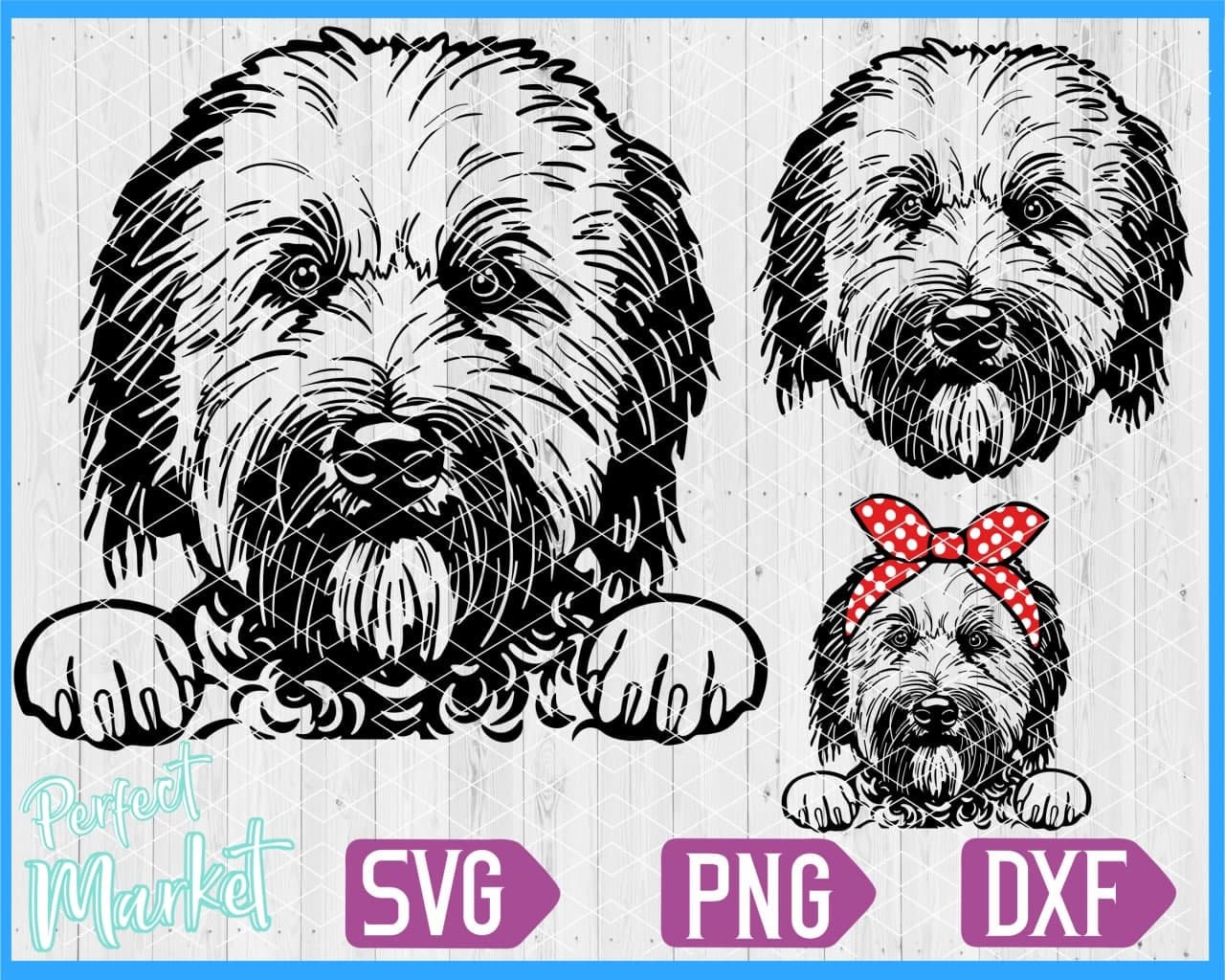 Labradoodle Svg Hund Svg Cricut süße Gesicht Labradoodle - Etsy.de