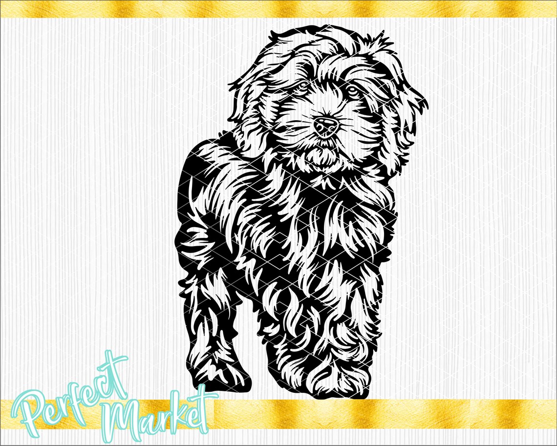 Cockapoo Dog SVG Cricutcute Puppy Clipartcockapoo Dog - Etsy