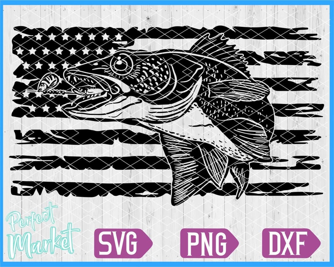 Walleye Fish Usa Svg,walleye Fish Shirt,walleye Fish Png,walleye Fish ...