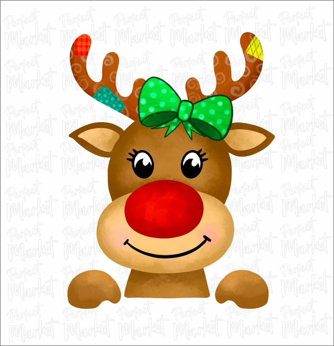 Reindeer Sublimation PNG Design,christmas Png,digital Download File ...