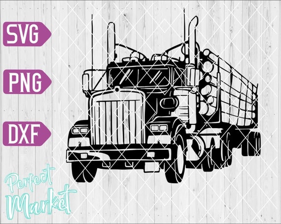Big Truck Svg File Semi Truck Svgtruck Svgsemi Truck | Etsy