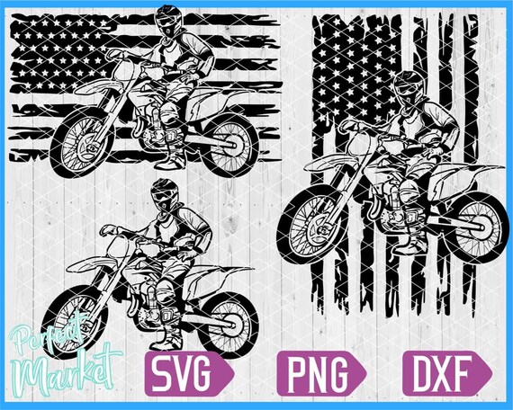 USA Motorcross Svg File USA Motorcross Shirt Motocross Svg | Etsy