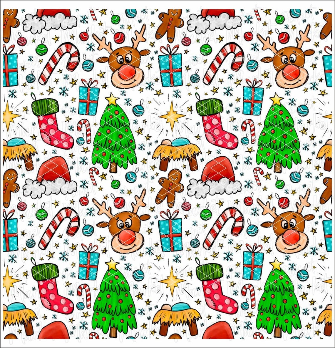 Christmas Digital Paper Png, Snowflake Patterns Png ,scrapbook Papers ...