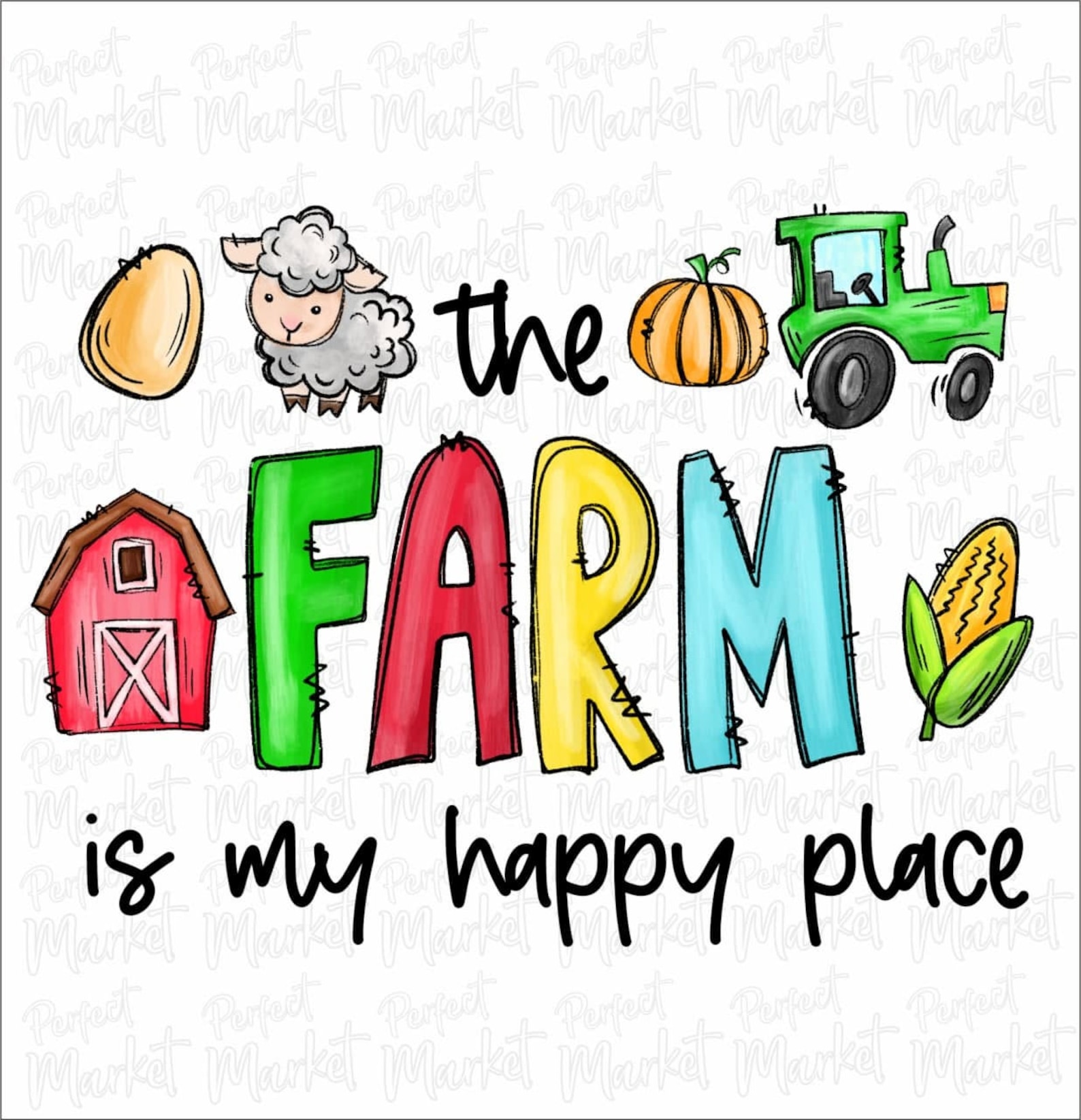 Farm Sublimation PNG Designfarmer Design Pngfarmer - Etsy