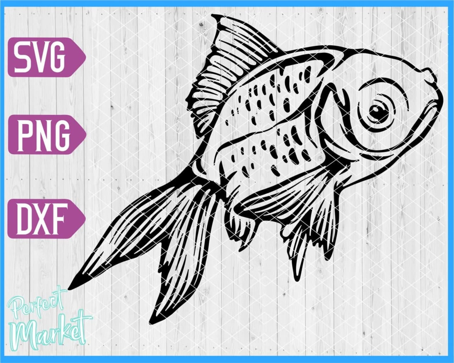 Goldfish Svg Goldfish Vector Goldfish Svg Files Goldfish - Etsy